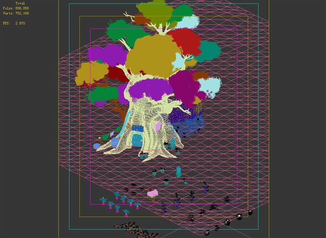 ArtStation - Plant - Tree House - Building 03 | Game Assets