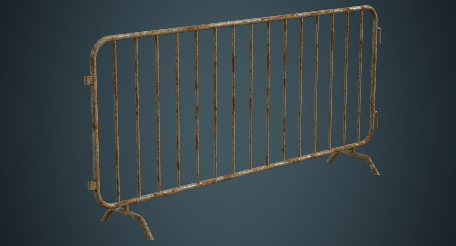ArtStation - Crowd Barrier 2B | Game Assets