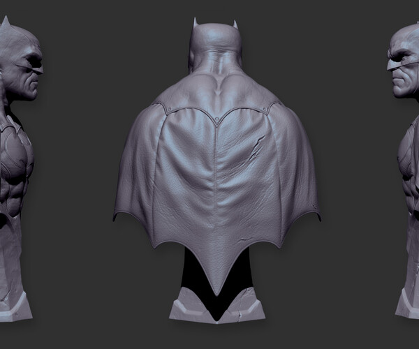 ArtStation - Batman Bust - 3D Printable Model | Resources
