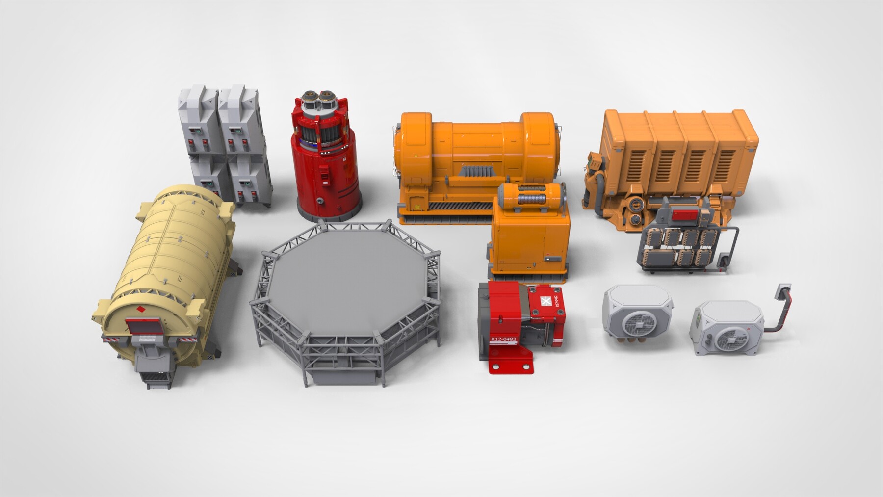 Artstation Sci Fi Props3 Resources