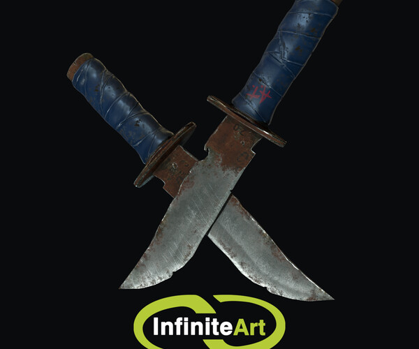ArtStation - Combat knife | Game Assets