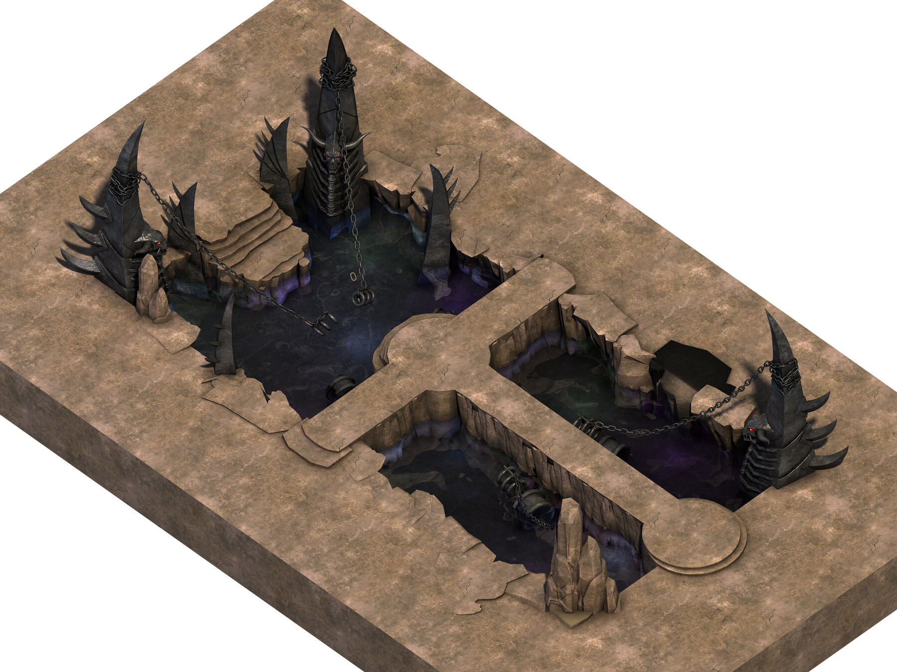 ArtStation - Hell - Devil - Magic Pool 25 | Game Assets