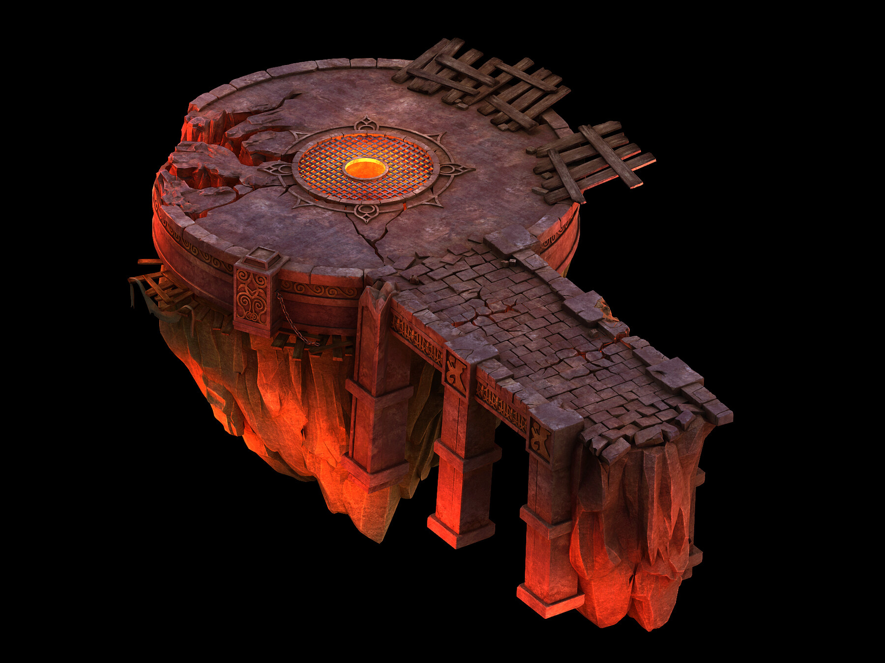 ArtStation - Devil Cloister - Round Table 03 | Game Assets