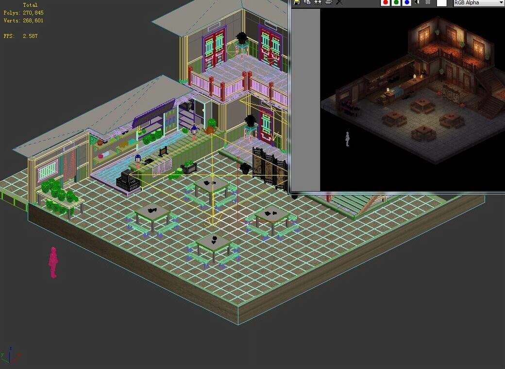 ArtStation - Ancient - Dragon Gate Inn | Game Assets