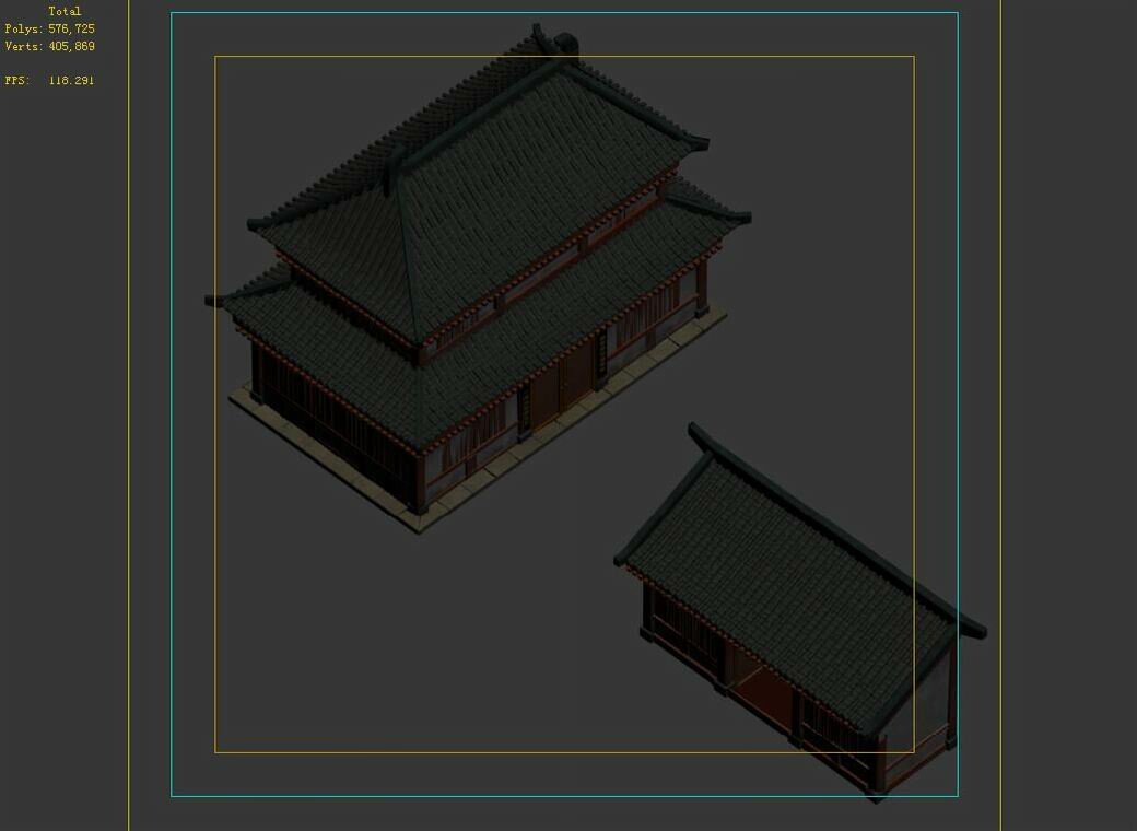 ArtStation - Han Dynasty - Large House | Game Assets
