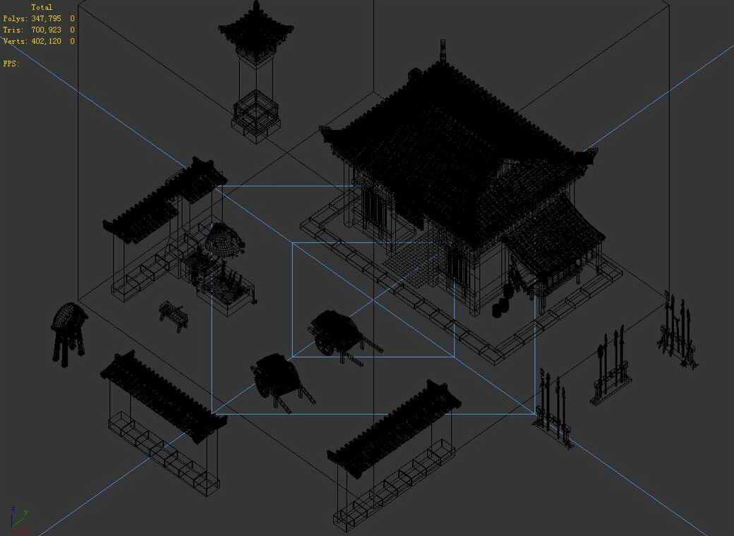 ArtStation - Han Dynasty - Architecture - Barracks | Game Assets