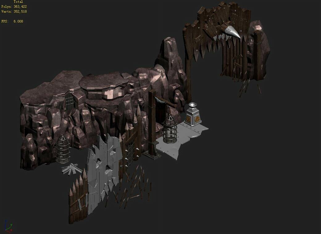 ArtStation - Blacklight Cavern - Dwarf Cell | Game Assets