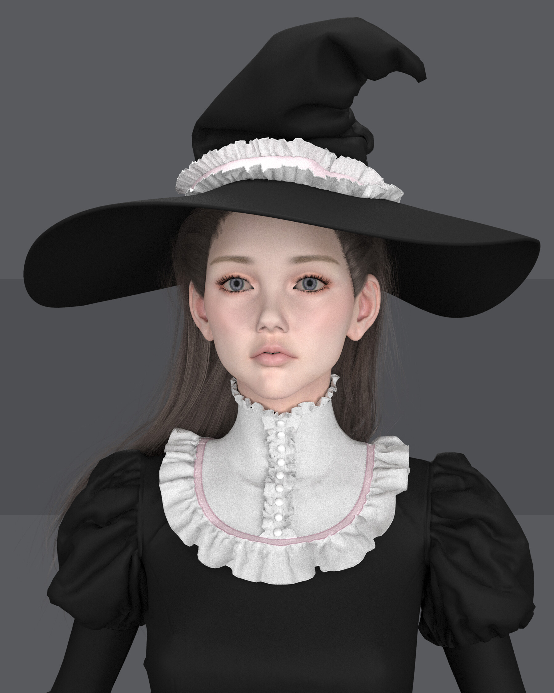 ArtStation - Witch costume stylization. Clo3d, Marvelous Designer ...