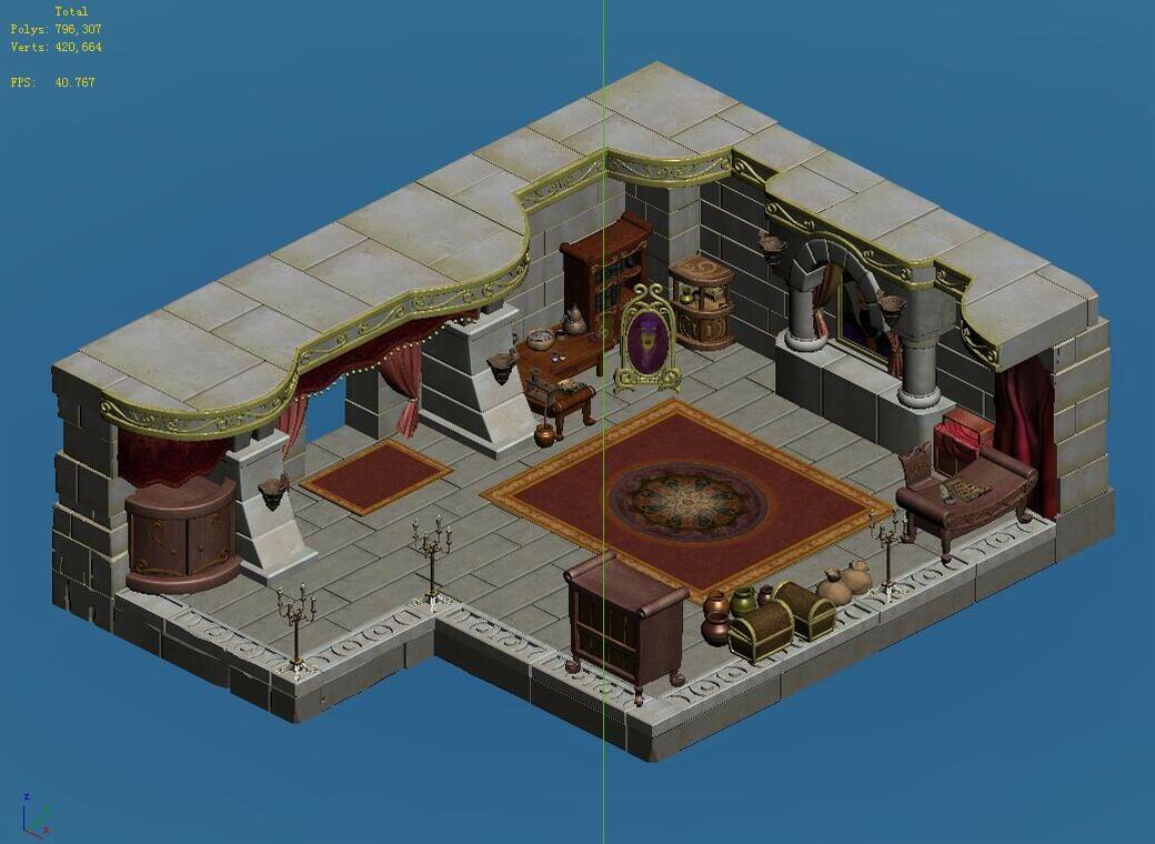 ArtStation - Queens - Alchemy Room 09 | Game Assets