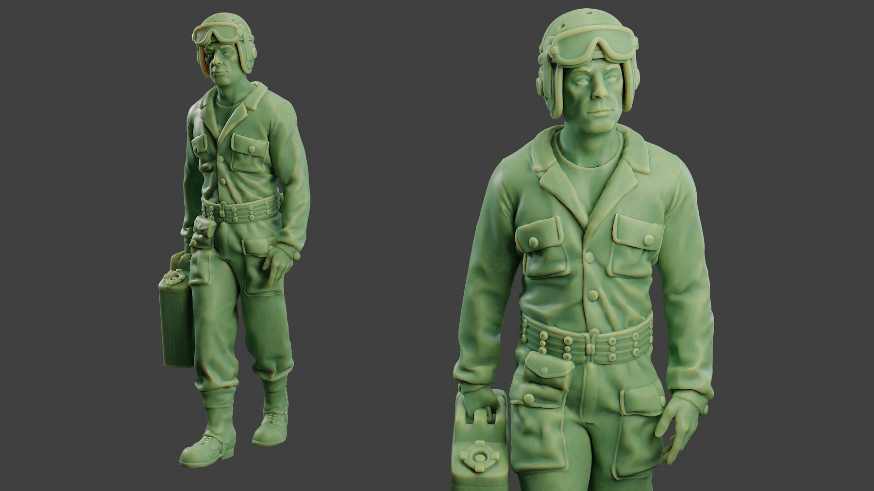 ArtStation - American Tank Crew ww2 ATC1 Pack1 | Resources