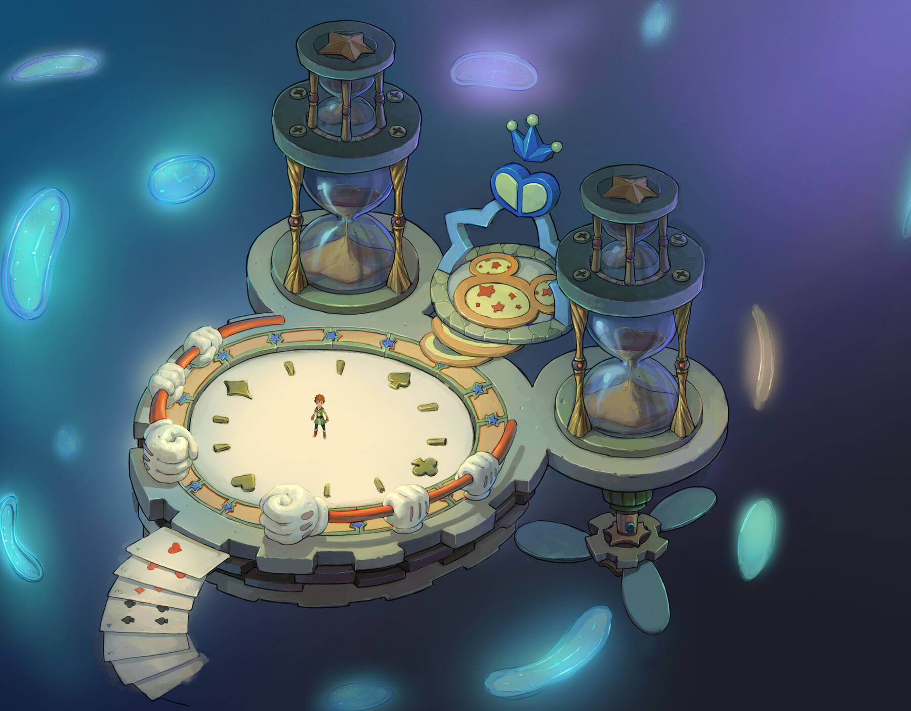 ArtStation - Cartoon - PK Race - Waiting for the Map 03 | Game Assets