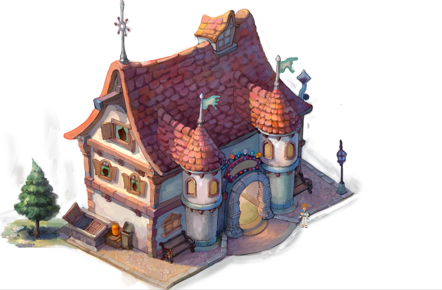 ArtStation - Cartoon - House 04 | Game Assets