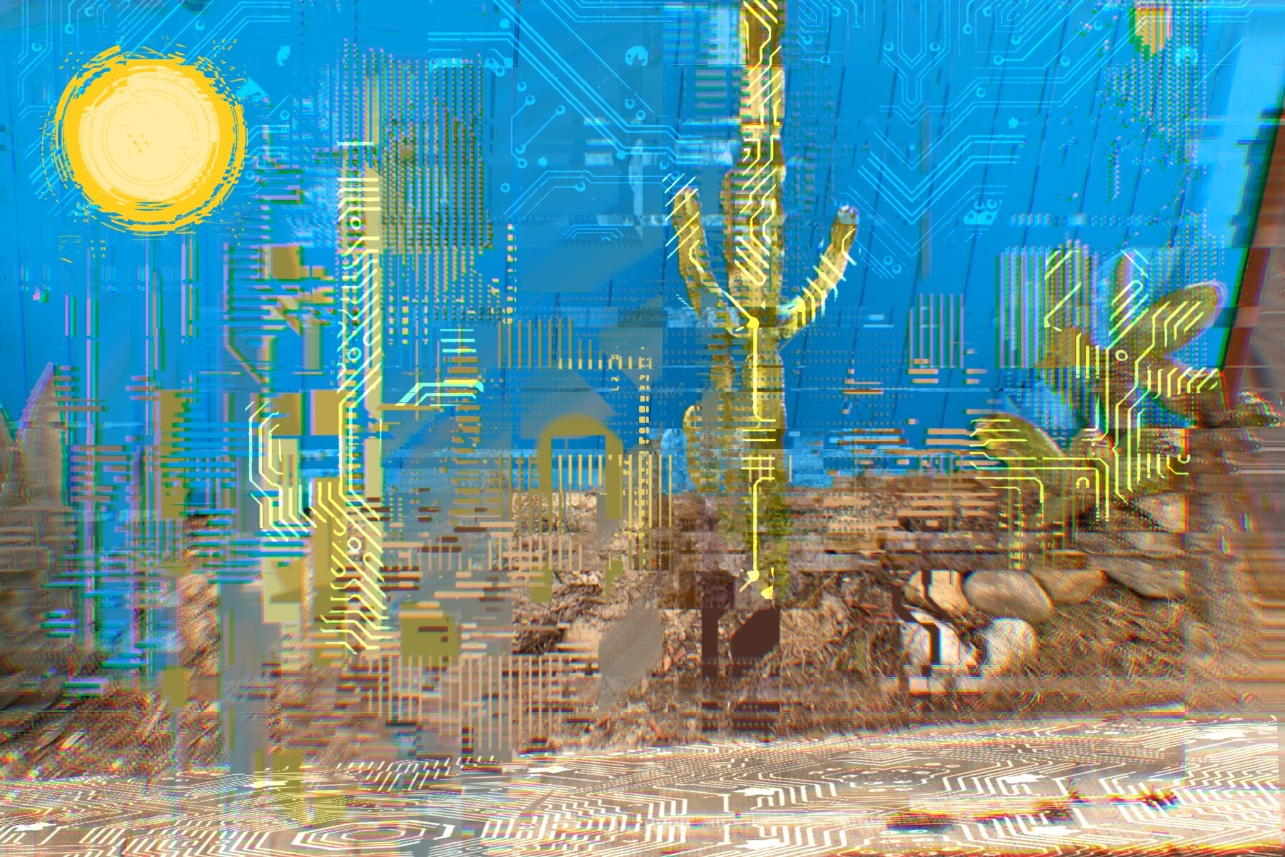 ArtStation - 40+ CyberPunk grids, HUD + UI Elements, Circuits + Pattern ...