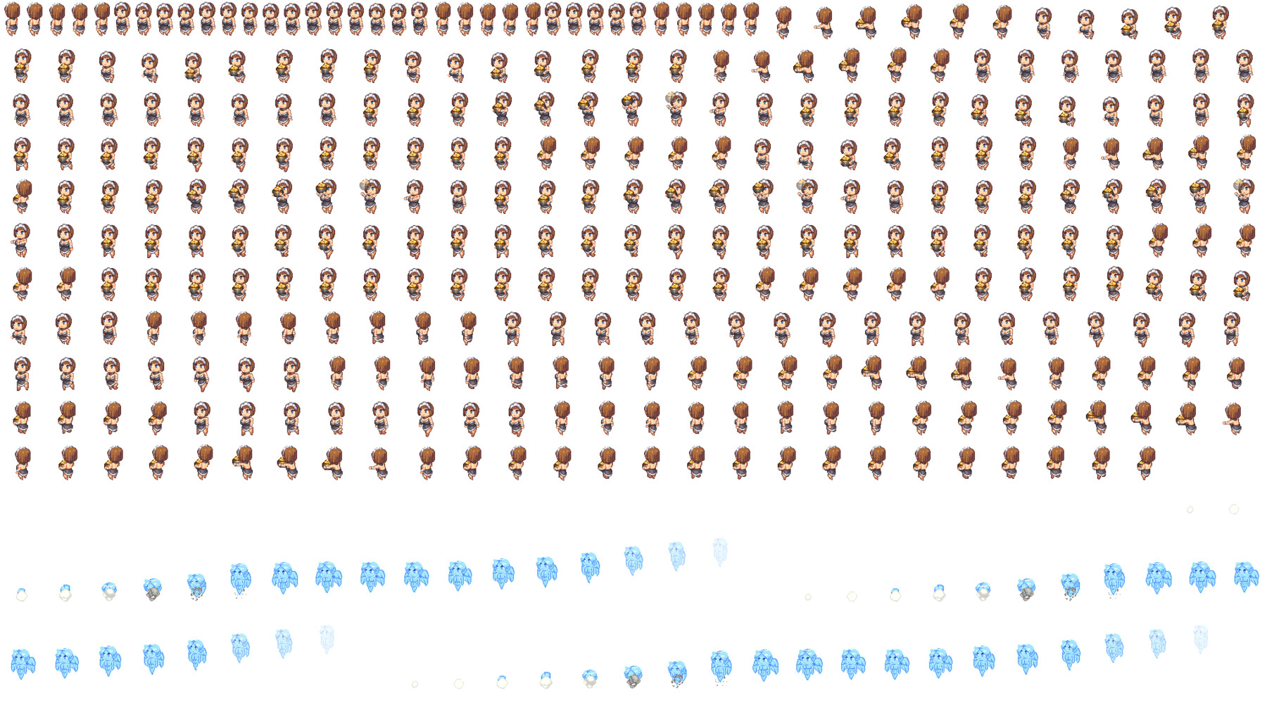 ArtStation - Pixel Art Chibi: Maid / Royal Pixel / Isometric | Game Assets