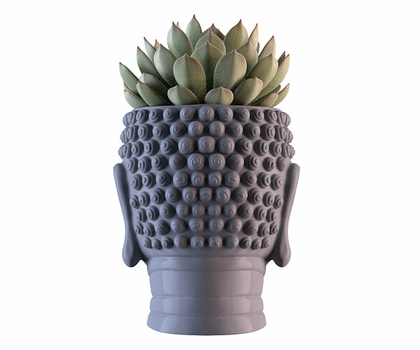 ArtStation - Head Buddha Vase | Resources