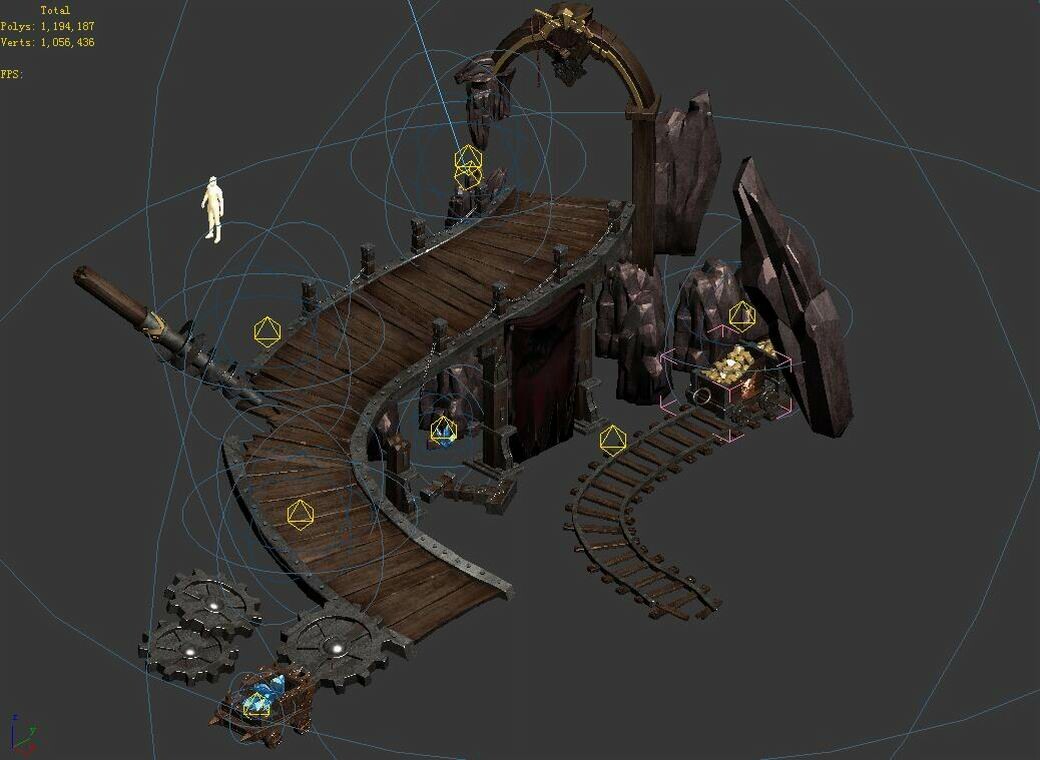 ArtStation - Mine BOSS - Entrance | Game Assets