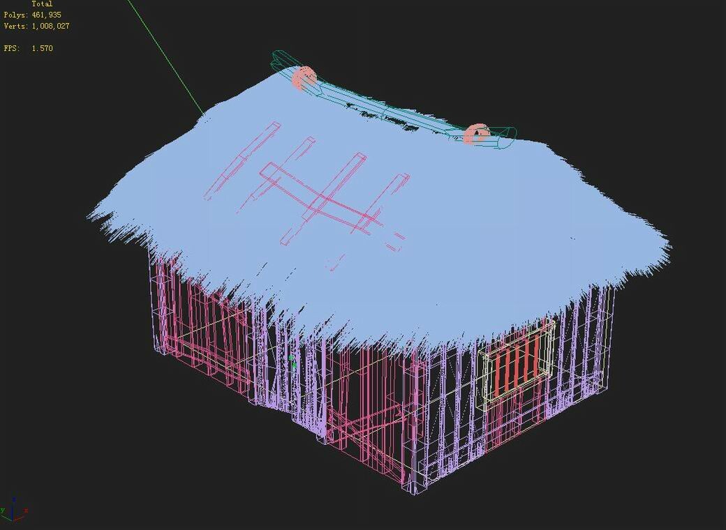 ArtStation - Residential houses - straw house 65 | Game Assets