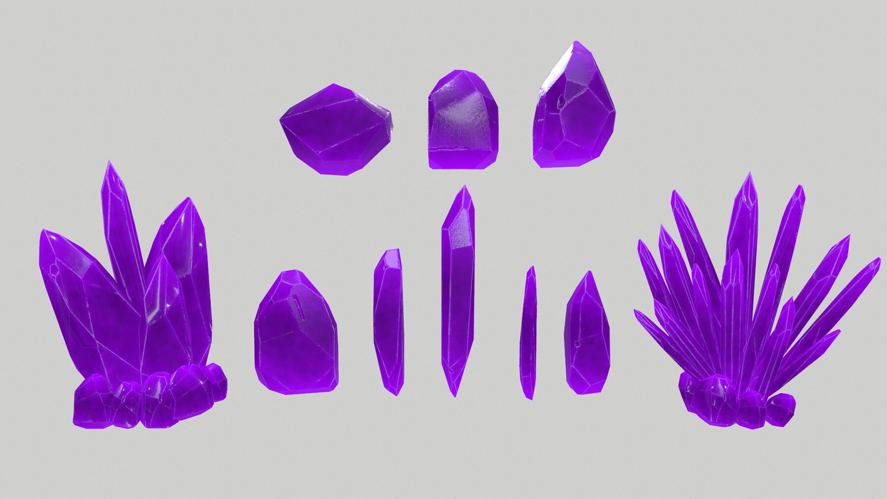 ArtStation - Crystal Set | Game Assets