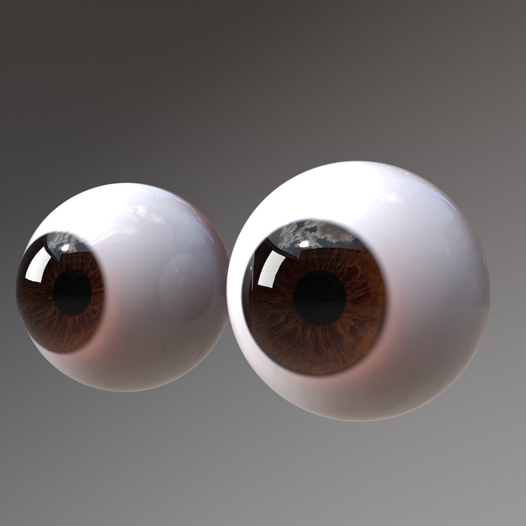 ArtStation - Stylised 3d eyes | Resources