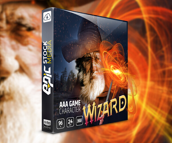 ArtStation - AAA Game Character Wizard | Game Assets