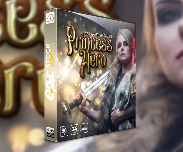 ArtStation - AAA Game Character Princess Hero | Game Assets