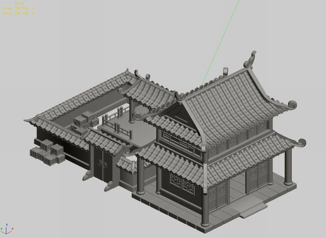 ArtStation - Ming Dynasty Architecture - Warehouse 063 | Game Assets