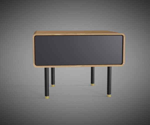 ArtStation - Fina Nightstand by Gazzda | Resources