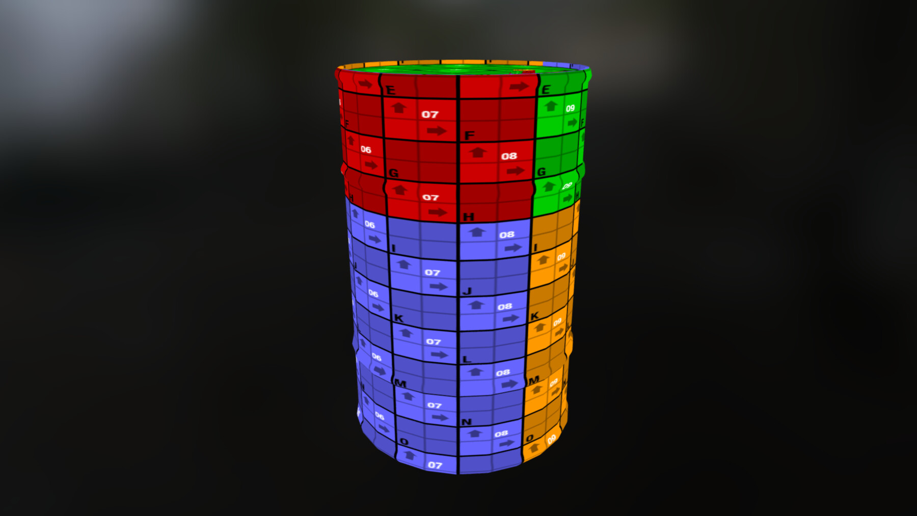 ArtStation - Explosive Red Oil Barrel - 4K PBR | Game Assets