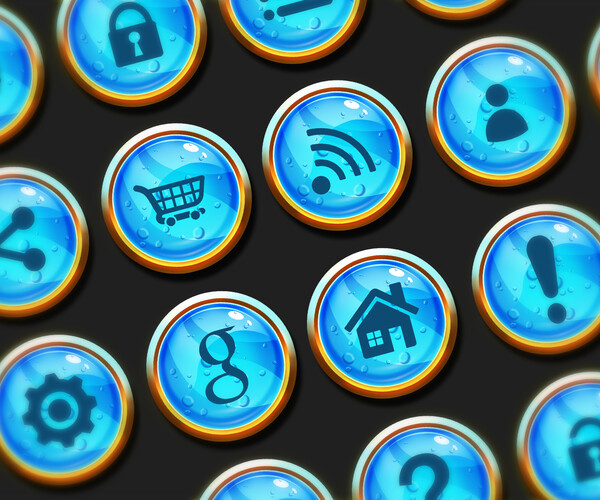 ArtStation - Casual UI Buttons #1 | Game Assets