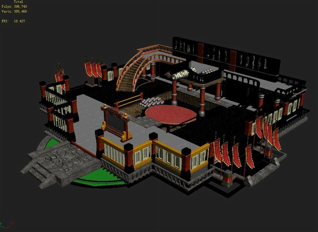 ArtStation - Gang Interior - Advanced Quartermaster Depot | Game Assets