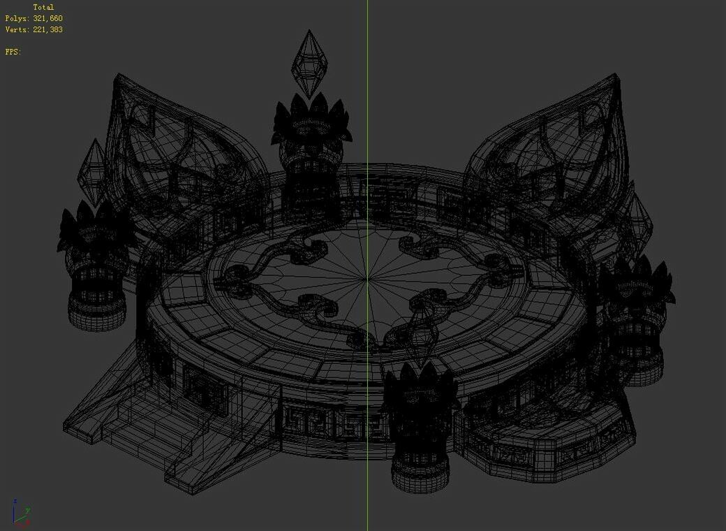 ArtStation - Gang - Decorative Altar 03 | Game Assets