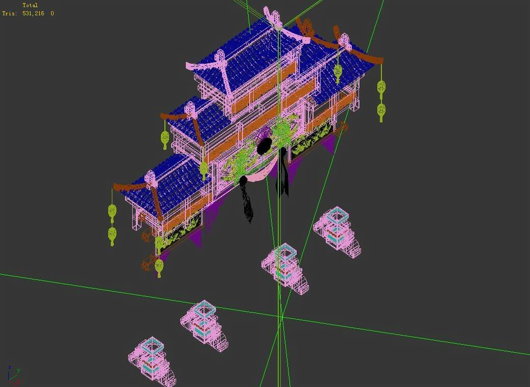 ArtStation - Beijing City Architecture - Archway | Game Assets