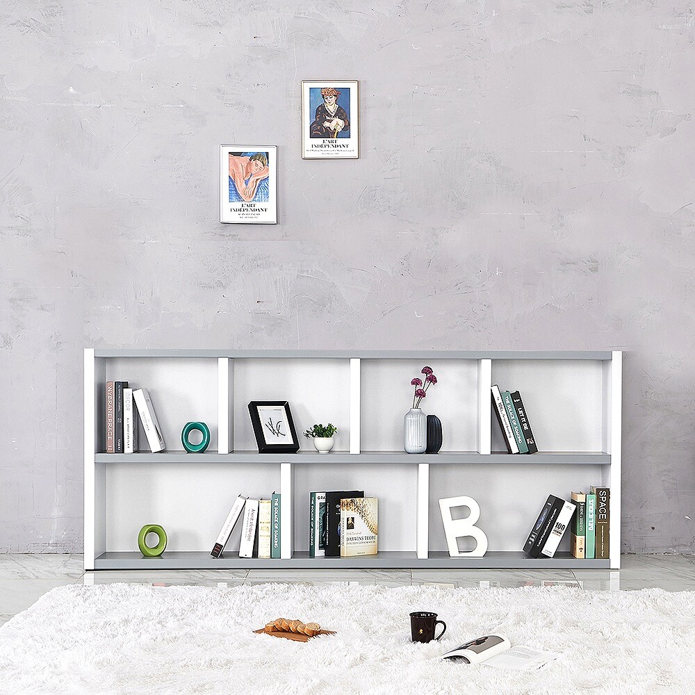 ArtStation - 2000-2 tiers wide bookcase bookshelf shelf cabinet | Resources