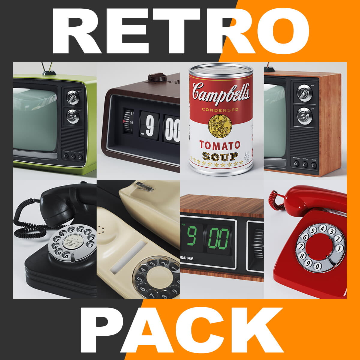 ArtStation - Retro Mega Pack Collection | Game Assets