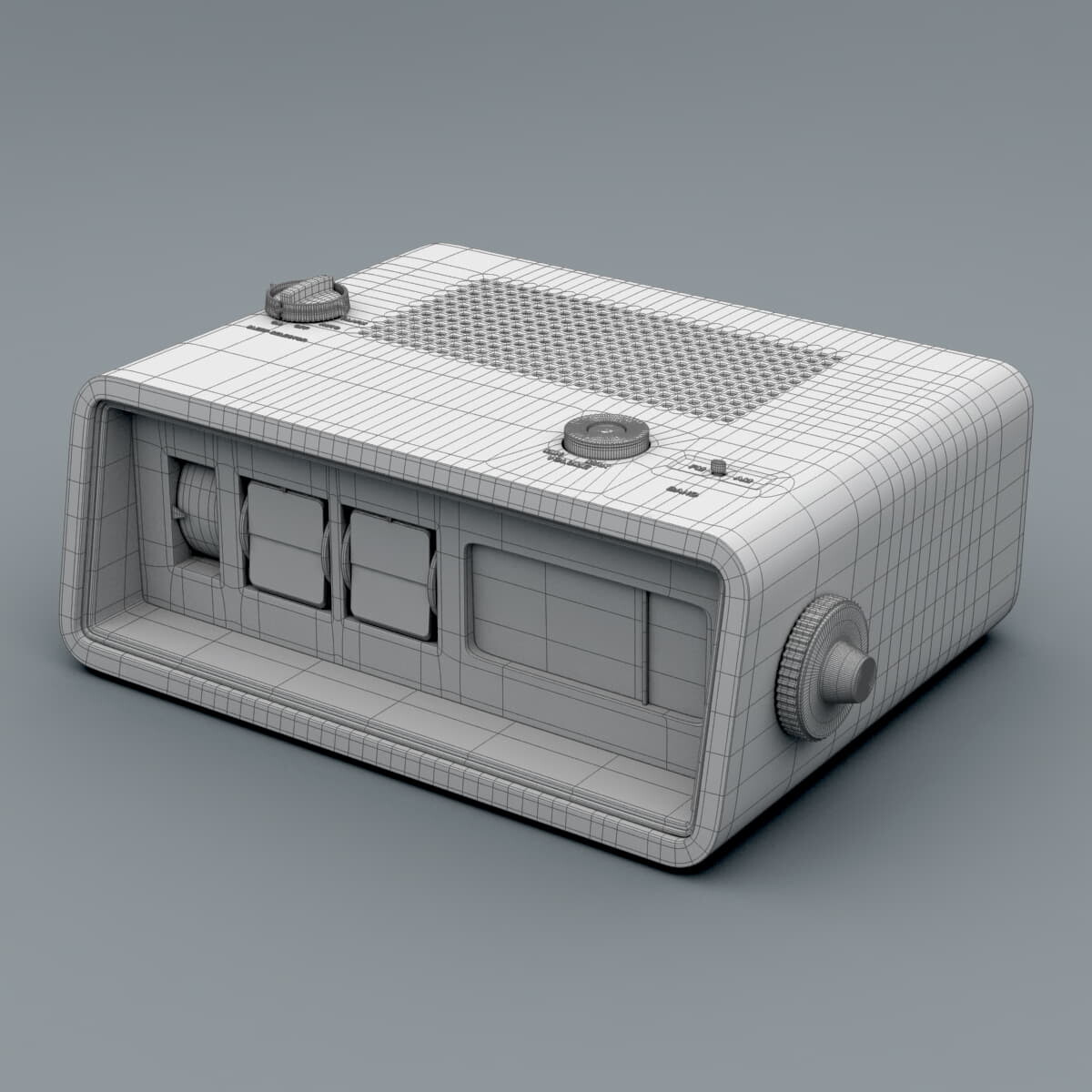 ArtStation - Retro Television Set, Flip Clock and Telephone | Resources