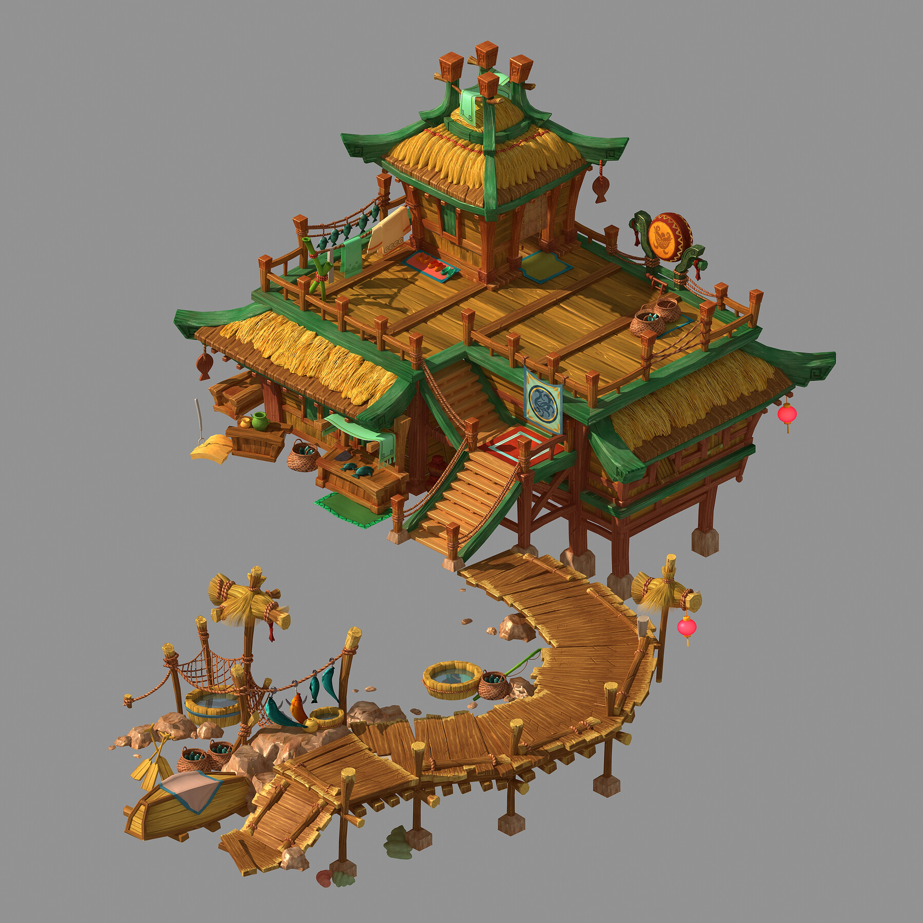 ArtStation - City - Dock | Game Assets