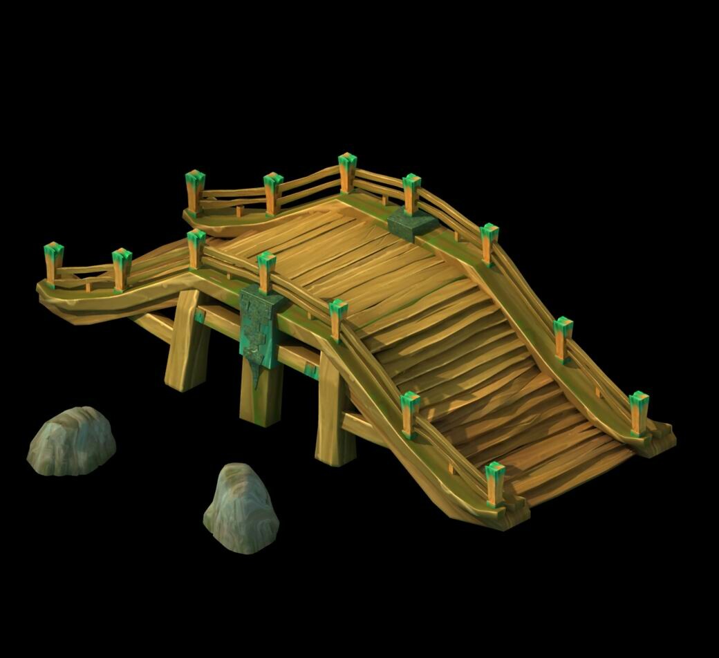 ArtStation - City - Main Road - Bridge 01 | Game Assets