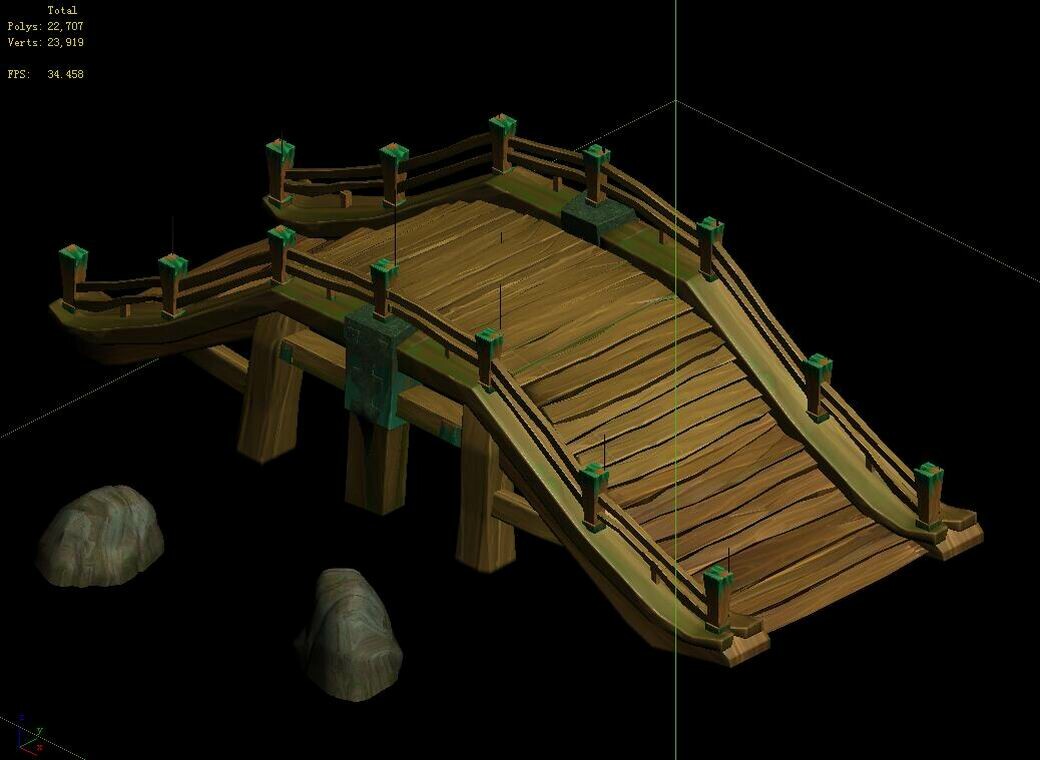 ArtStation - City - Main Road - Bridge 01 | Game Assets