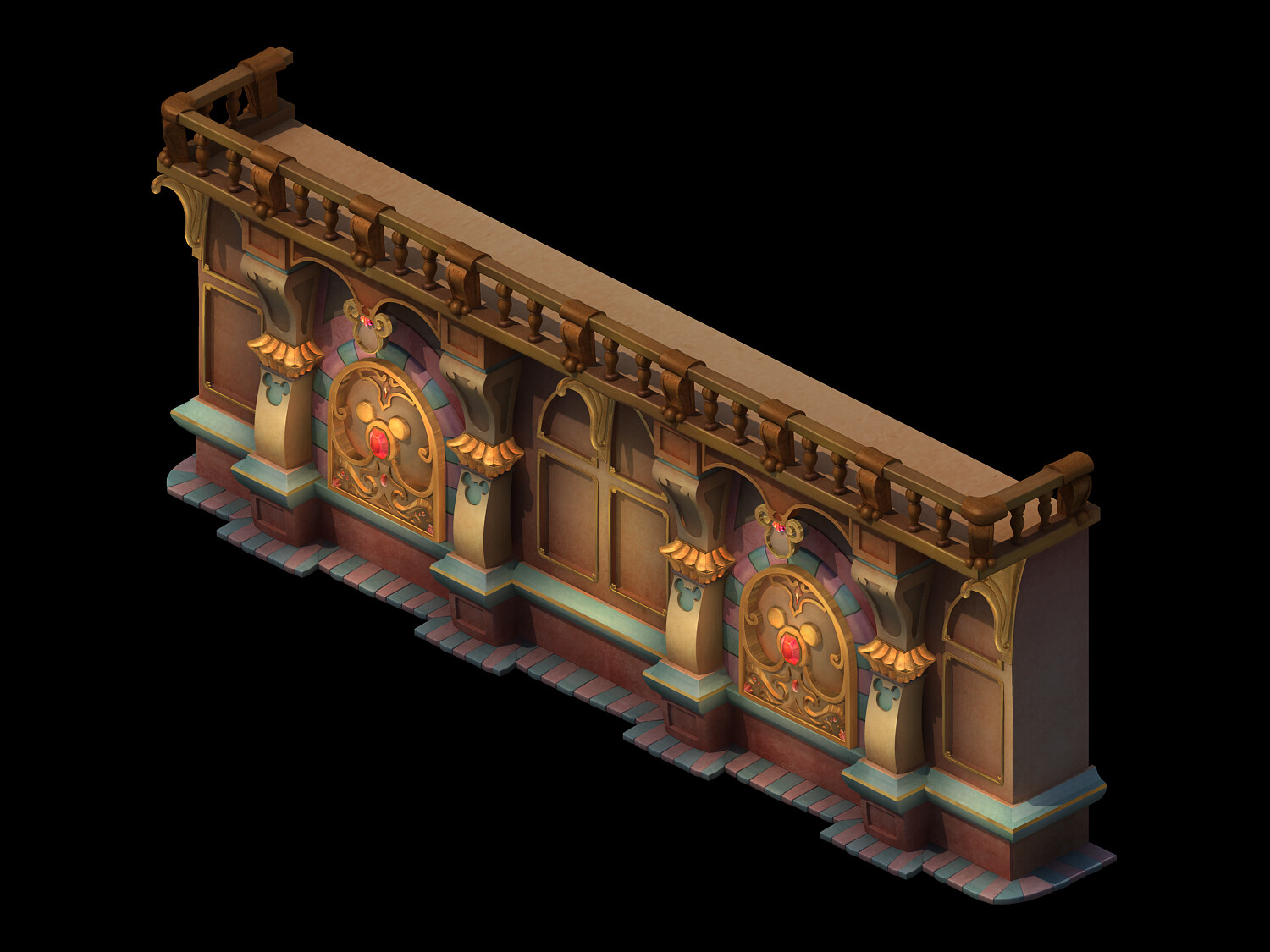 ArtStation - Interior Wall 02 | Game Assets