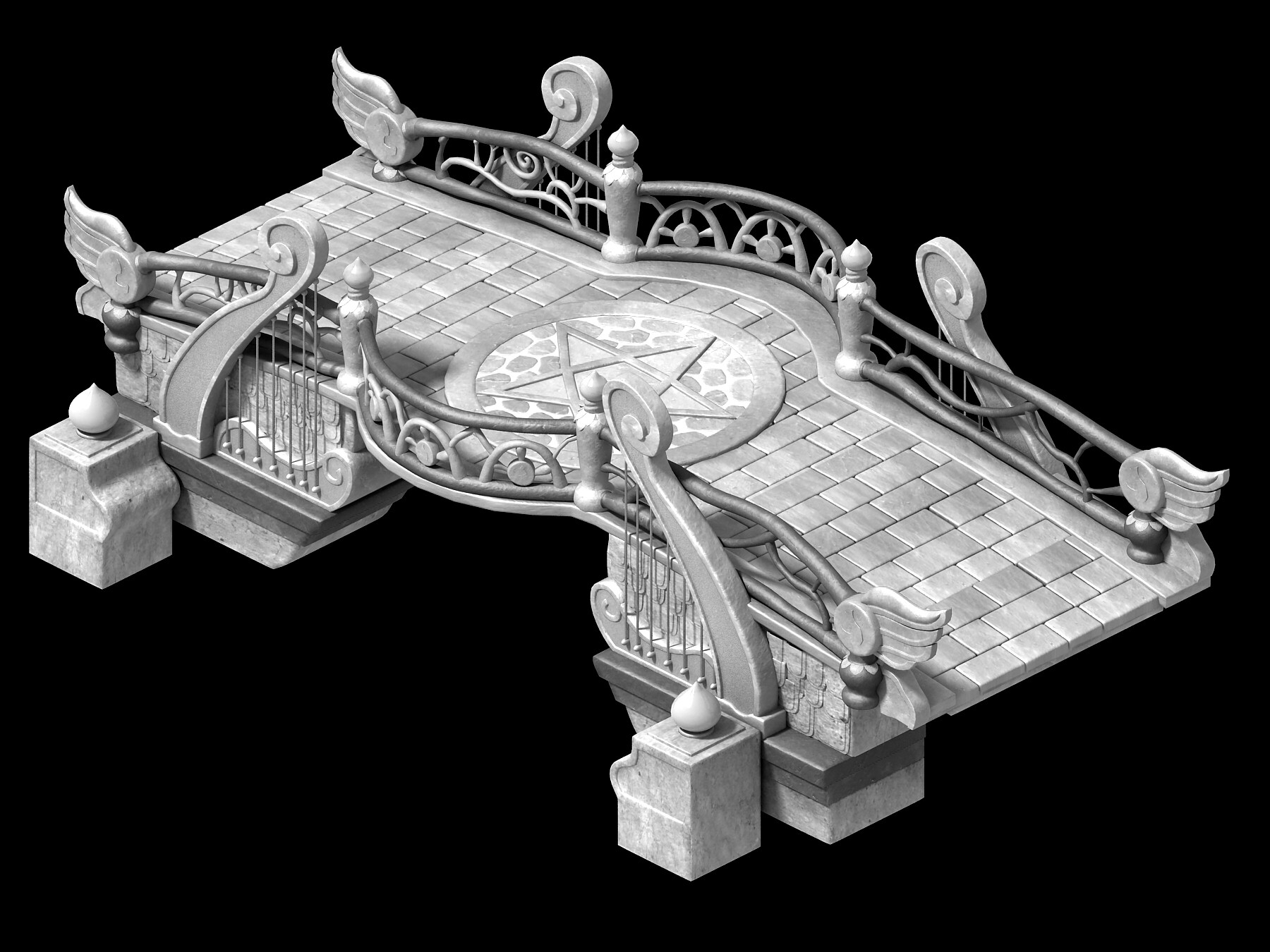 ArtStation - main city - Stone Bridge 03 | Game Assets