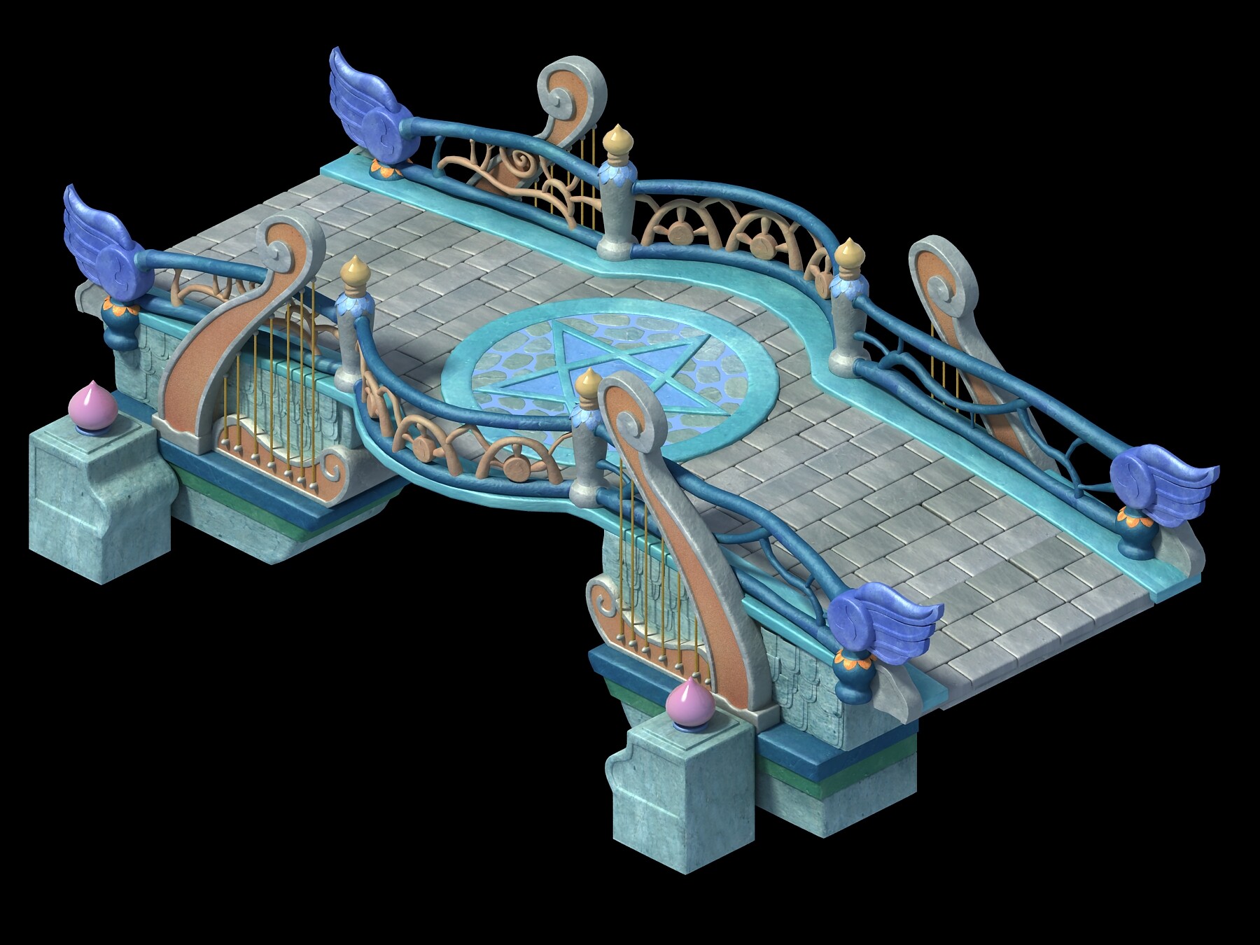 ArtStation - main city - Stone Bridge 03 | Game Assets