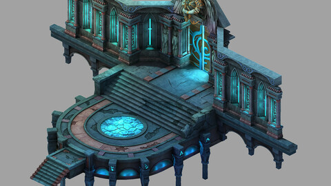 ArtStation - Palace - Temple 01 | Game Assets