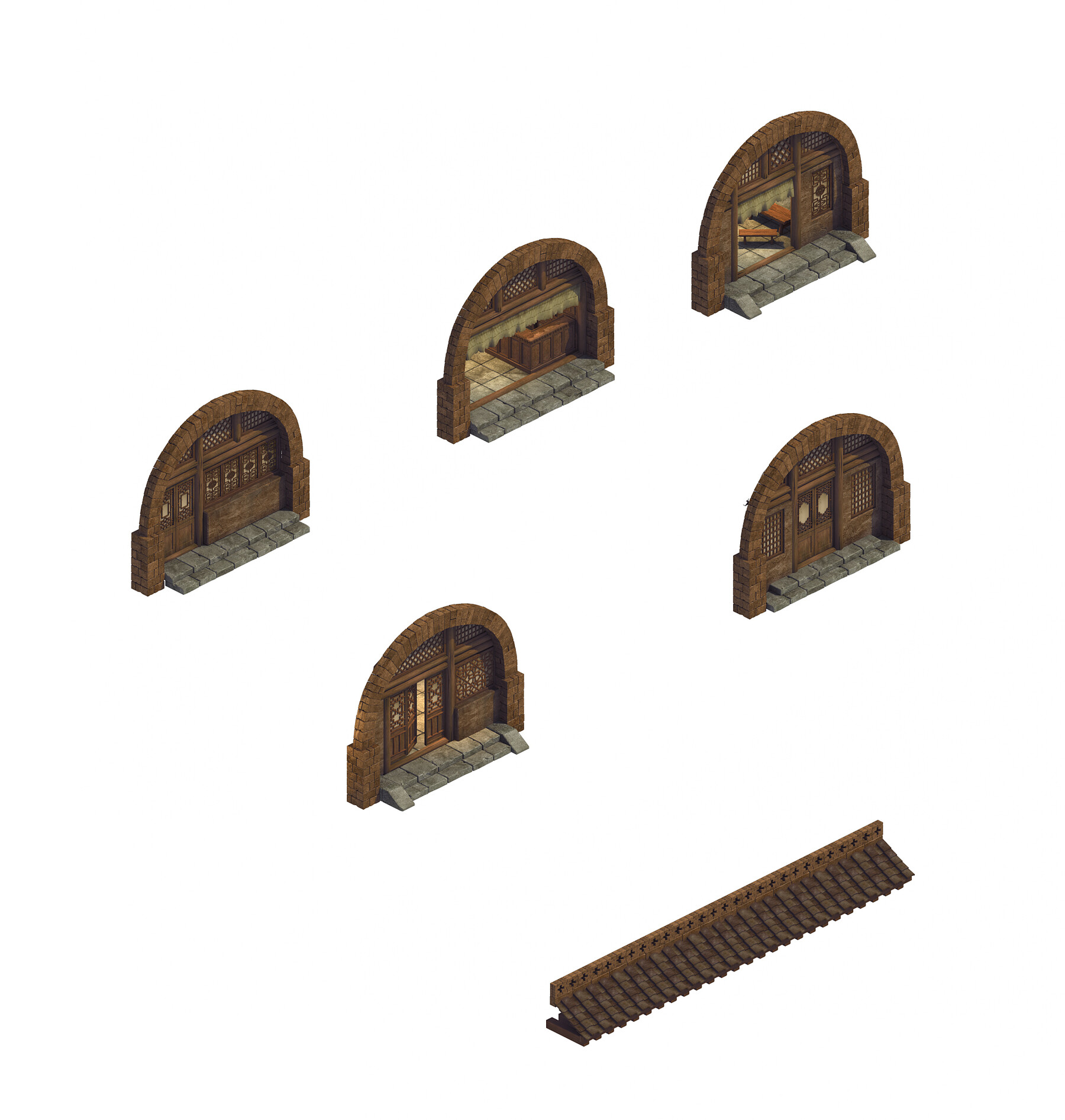 ArtStation - Mountain Building - Cave | Game Assets