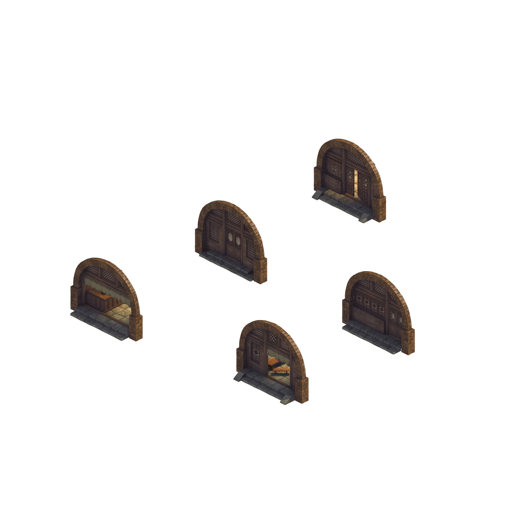 ArtStation - Mountain Building - Cave | Game Assets