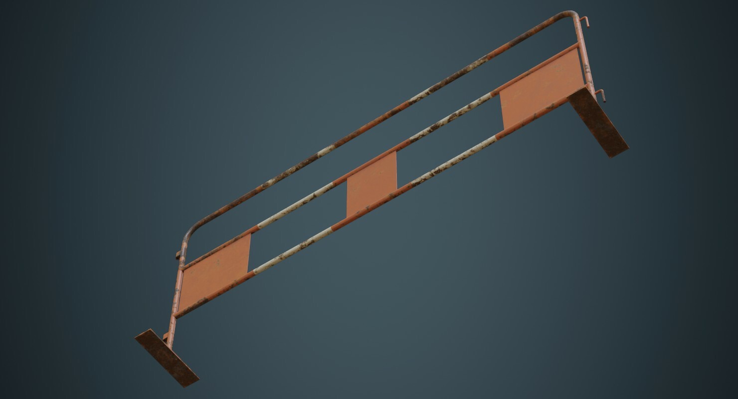ArtStation - Crowd Barrier 4B | Game Assets