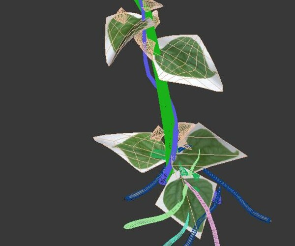 ArtStation - Big Trees - Big Vines 02 | Game Assets