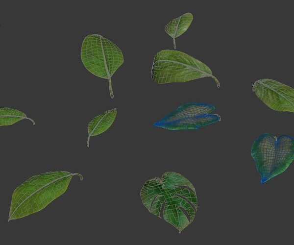 ArtStation - Trees - leaves 03 | Game Assets