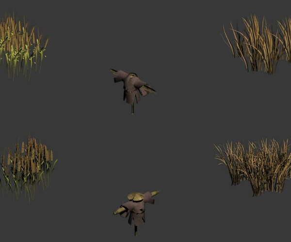 ArtStation - Paddy field 04 | Game Assets
