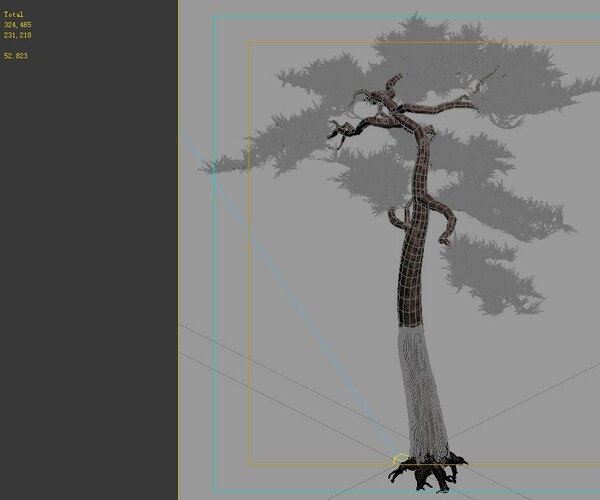 ArtStation - Game model - Alpine - Pine 03 | Game Assets