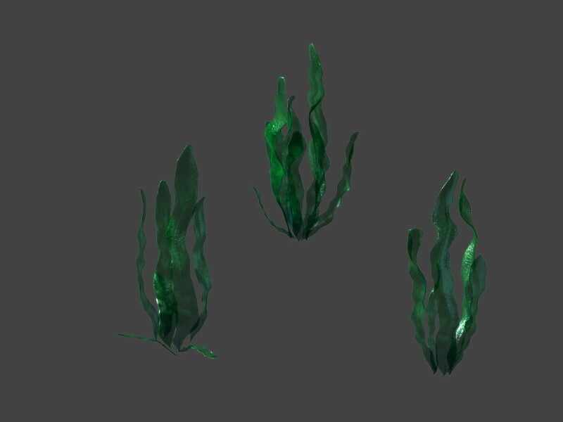 ArtStation - Game model - seabed - kelp | Game Assets